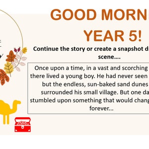 KS2 Kick-starts - Autumn 1 - Early Morning Tasks - Year 5 - Etsy UK