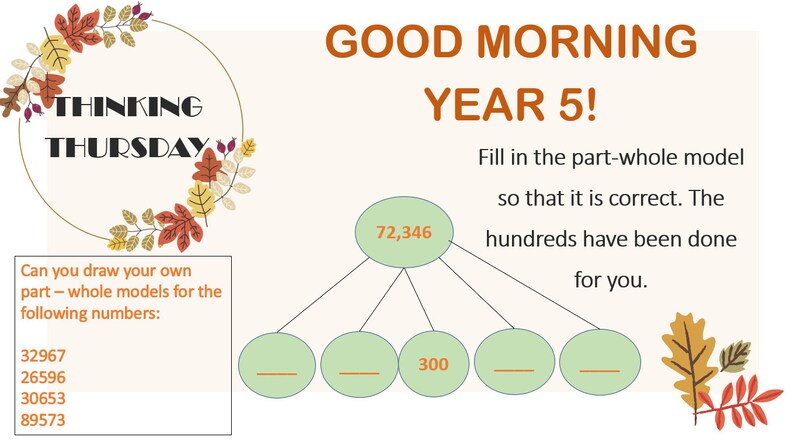 KS2 Kick-starts - Autumn 1 - Early Morning Tasks - Year 5 - Etsy UK