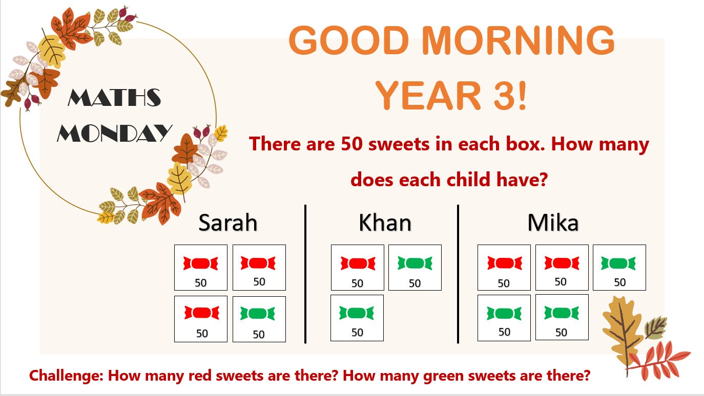 KS2 Kick-starts Autumn 1 Early Morning Tasks Year 3 - Etsy UK
