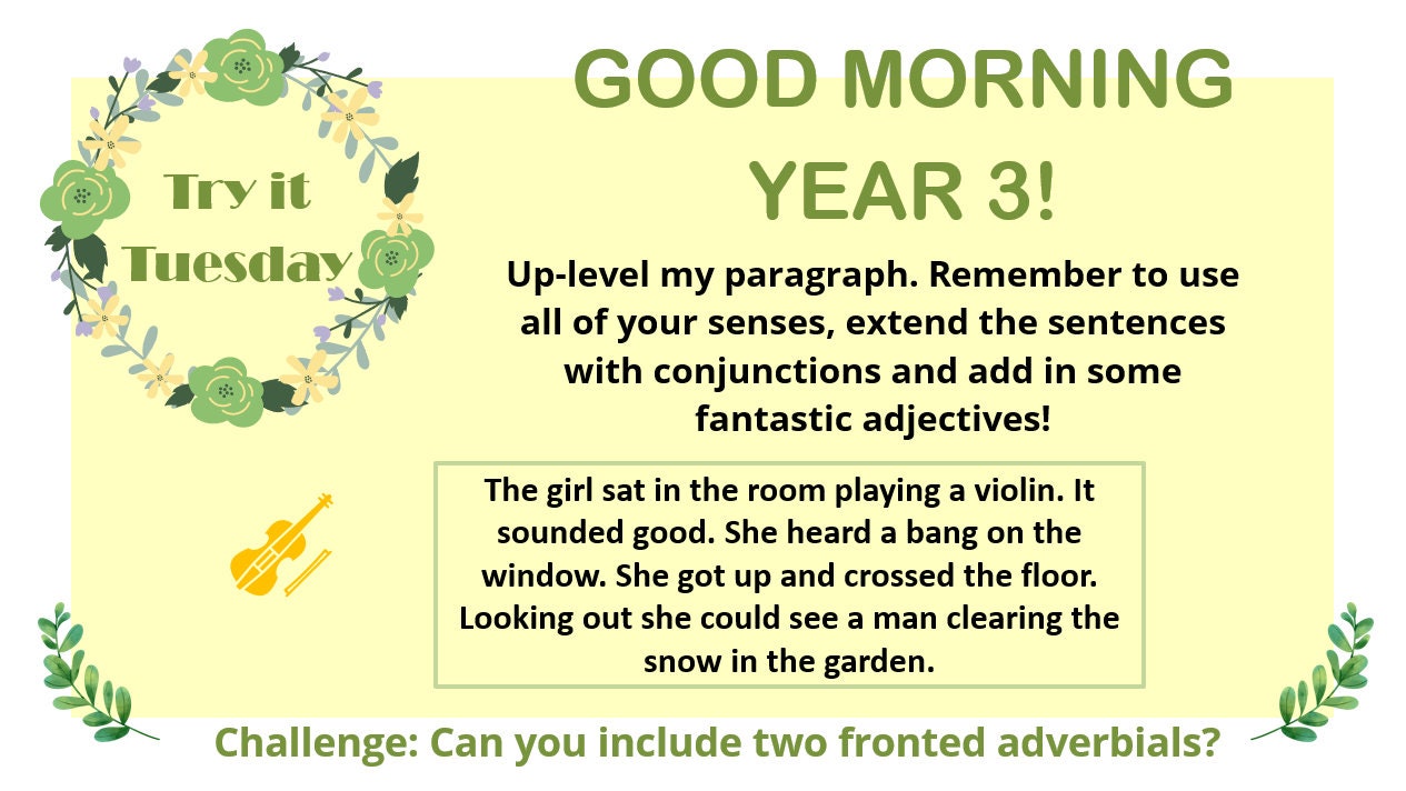 KS2 Kick-starts - Spring 1 - Early Morning Tasks - Year 3 - Etsy UK