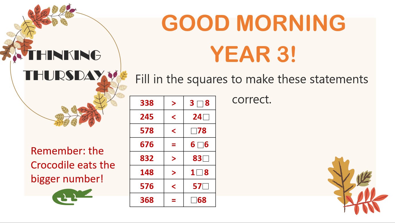 KS2 Kick-starts - Autumn 1 - Early Morning Tasks - Year 3 - Etsy UK