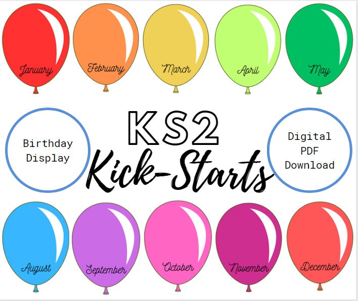 Bright Birthday Display - Etsy