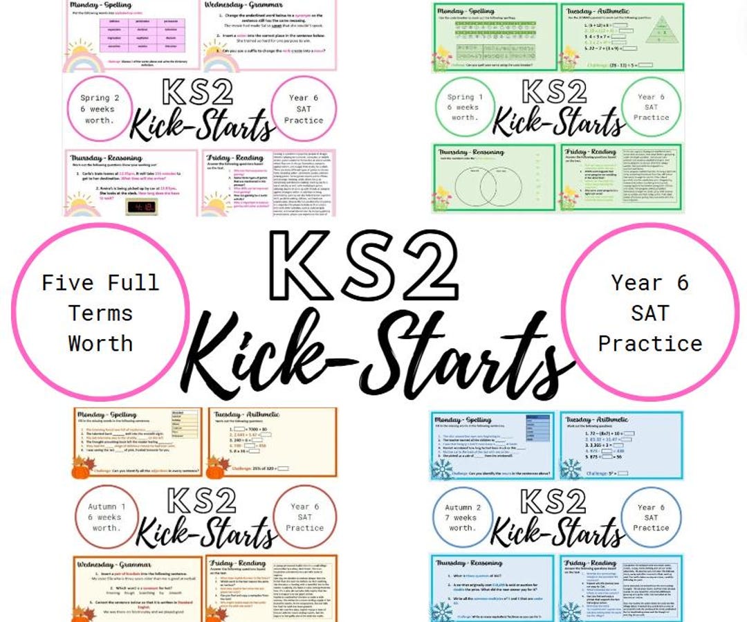 Year 6 SAT Practice Bundle - Etsy