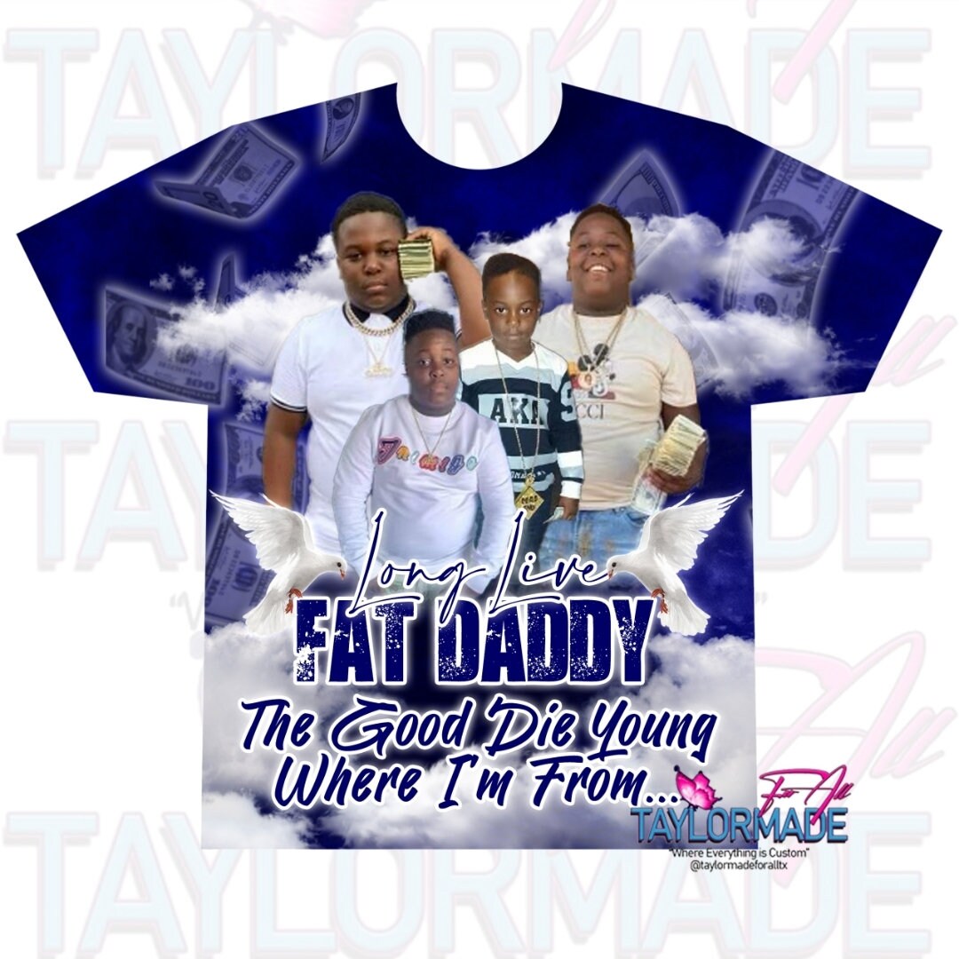 Custom/personalized 3D Memorial/rip in Loving Memory, Remembrance Shirt ...