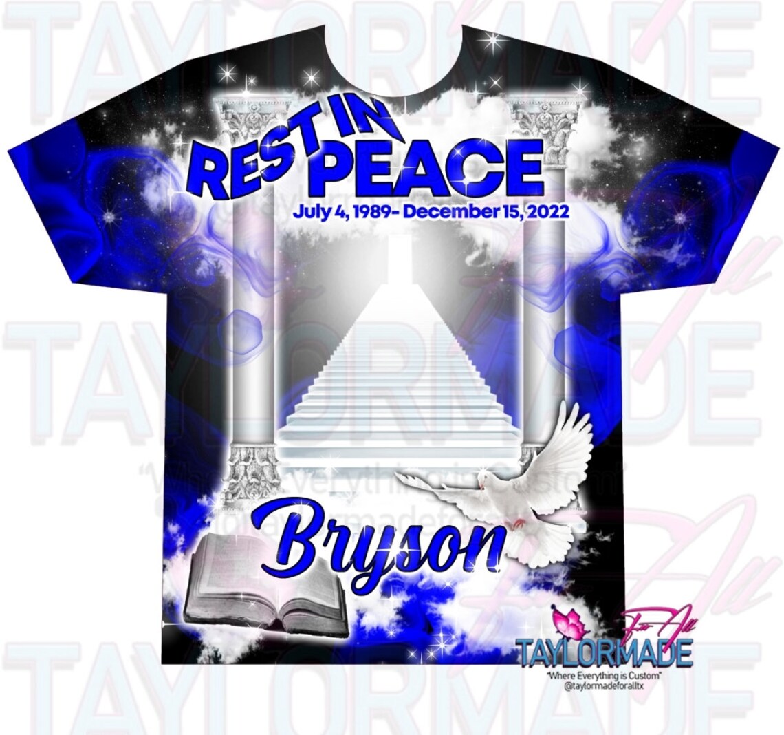 Custom/personalized 3D Memorial/rip in Loving Memory - Etsy