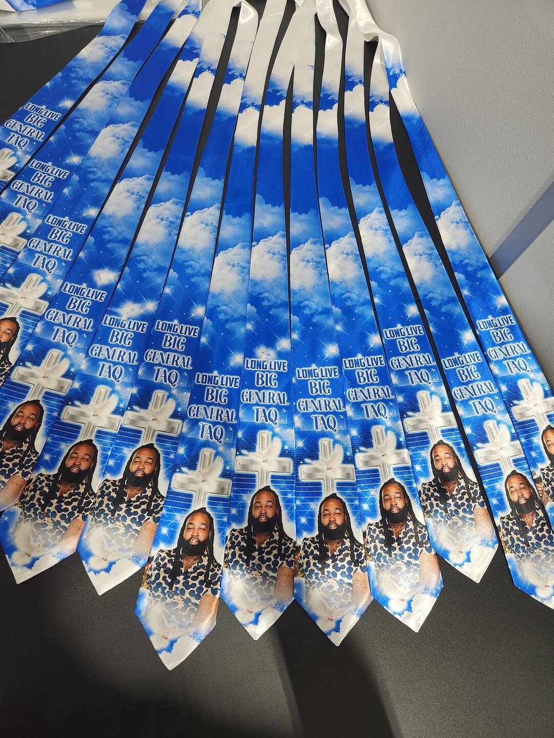 Personalized Memorial/rip Necktie, RIP Tie - Etsy