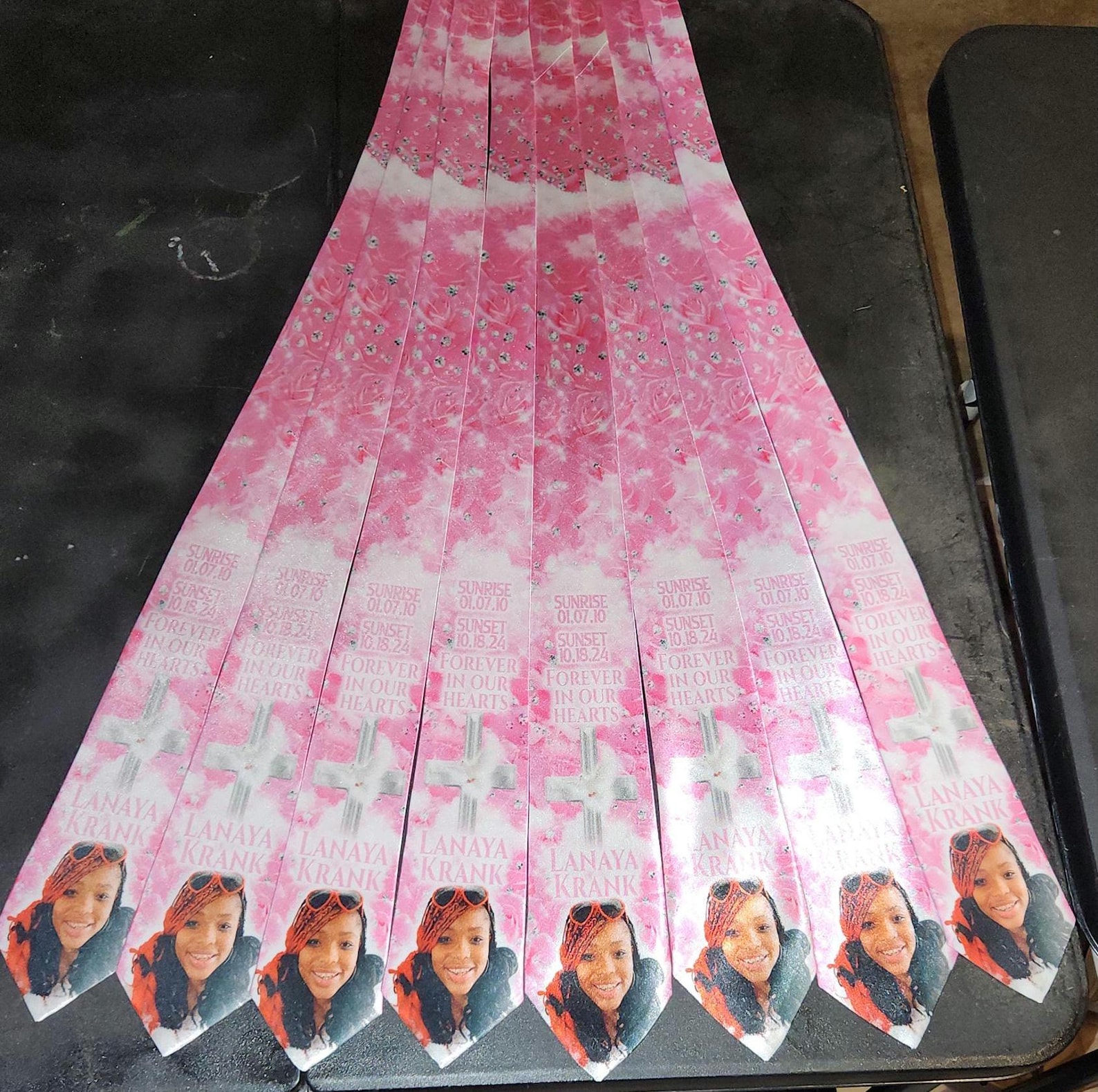 Personalized Memorial/rip Necktie, RIP Tie - Etsy