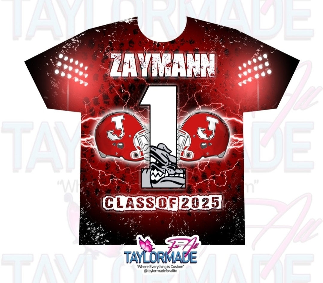 Custom/Personalized 3D Sports Football/School Sublimation All Over ...