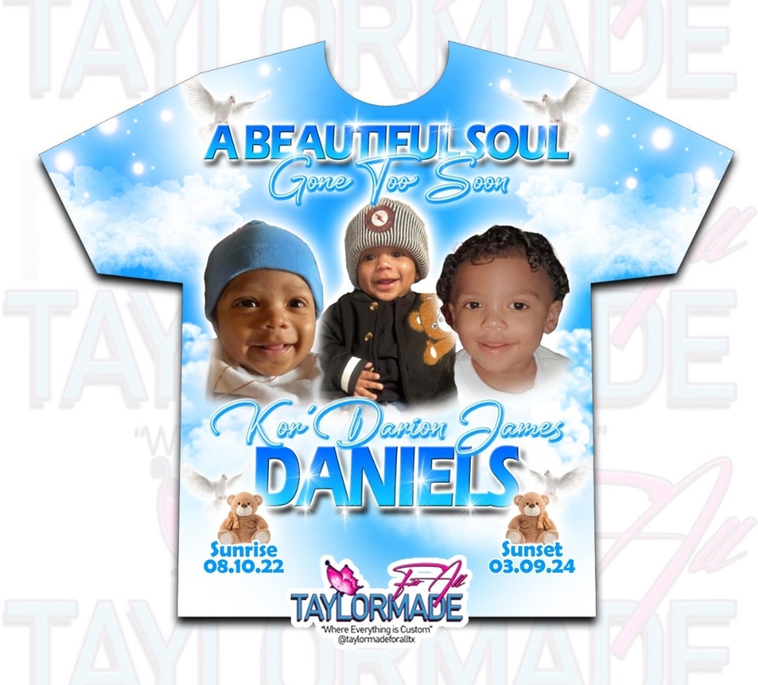 Custom/personalized 3D Memorial/rip in Loving Memory, Remembrance Shirt ...