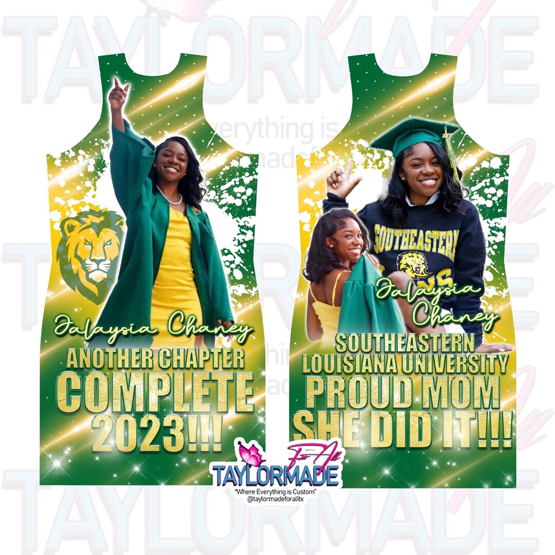 Custom Graduation 3D Sublimation/all Over Print Bodycon Adult Dress ...