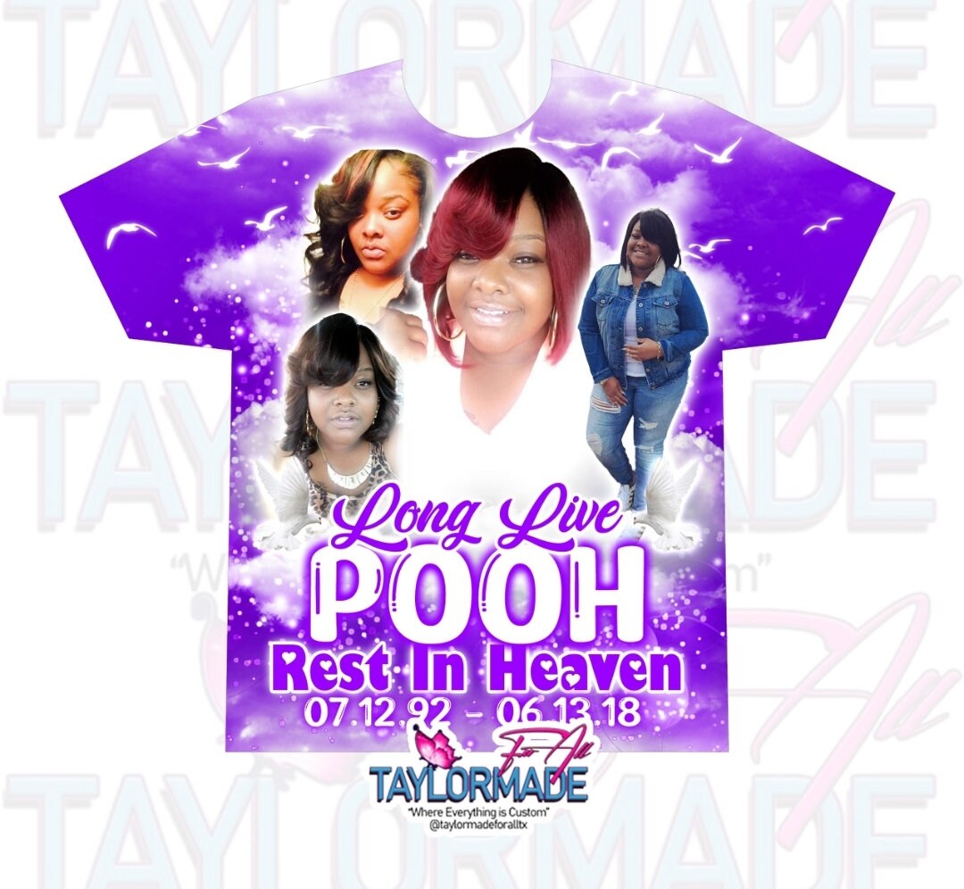 Custom/personalized Purple Female 3D Memorial/rip in Loving Memory ...