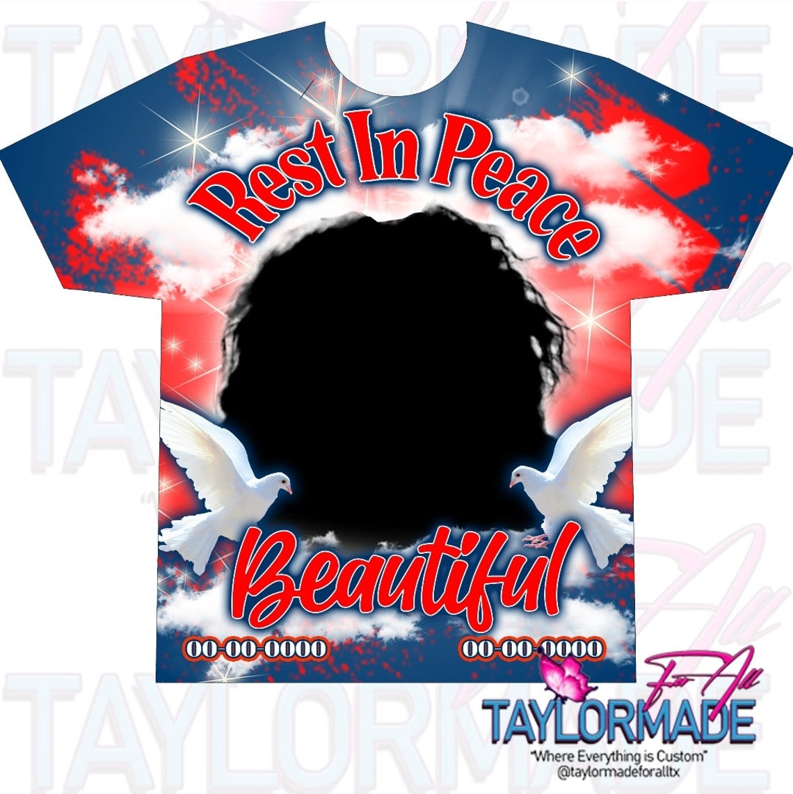 Custom/personalized 3D Memorial/rip in Loving Memory - Etsy