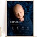 Custom Baby Birth Stat With Photo | Digital File | Personalized and ...