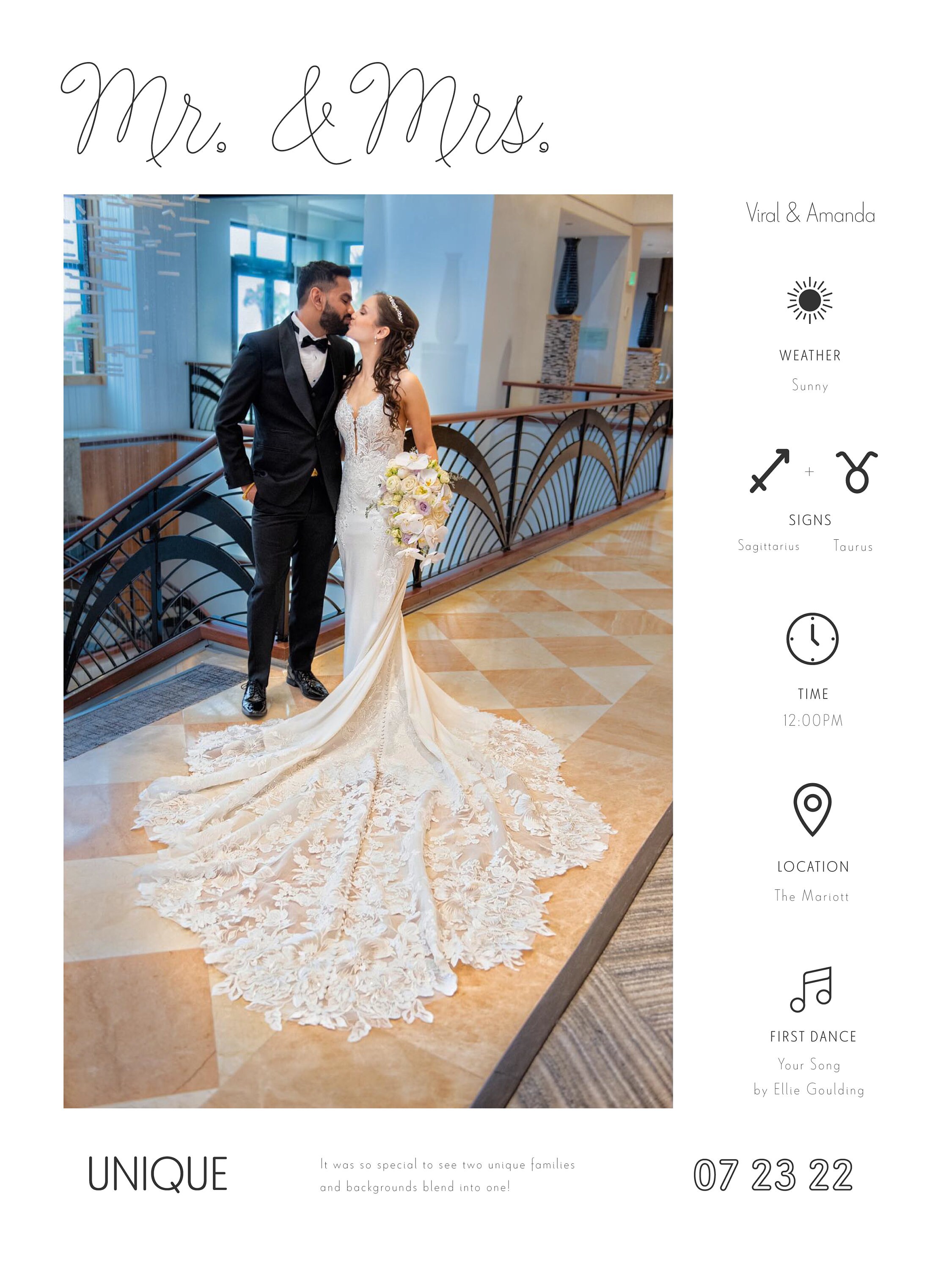 Wedding Custom Photo Print | Digital File or Print | Personalized and ...