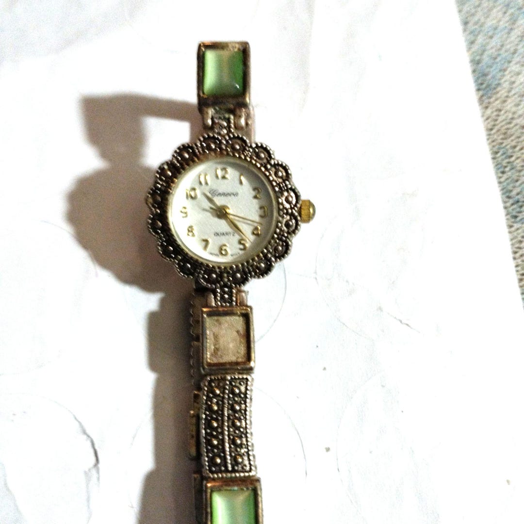 Women's Wristwatch Geneva Brand,1950s Vintage Japan-made Jewel-like ...