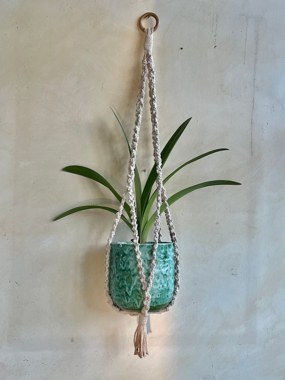 Macrame Hanging Planters - Etsy