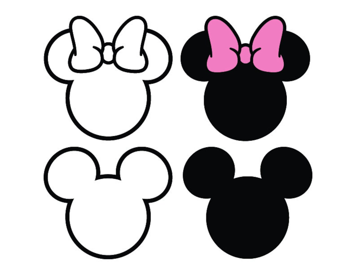 Mickey and Minnie Inspired SVG Bundle Disneyland Shirt SVG - Etsy