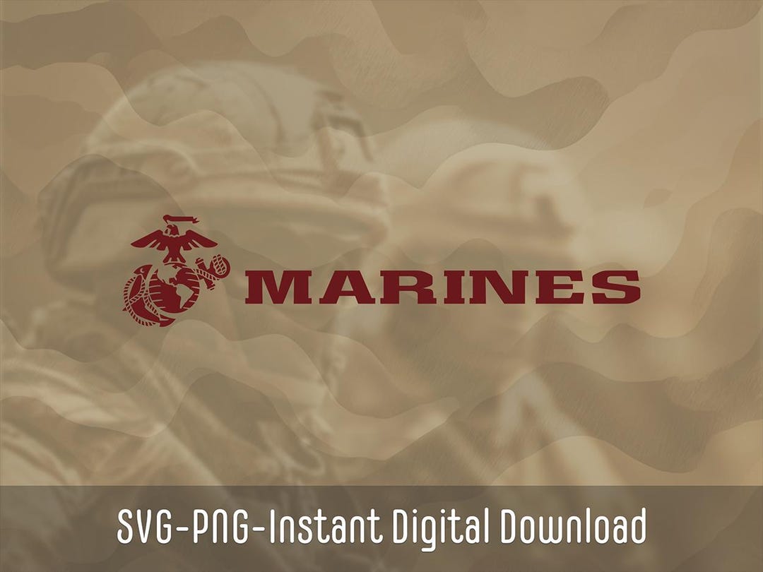 US Marines Inspired Svg Logo| United States Military SVG | Military Png ...