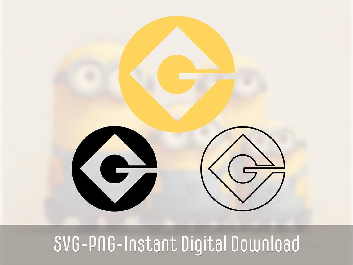Minions Gru Logo SVG | Minions SVG | Minions PNG | Minions the Rise of ...