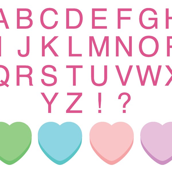 Candy Font - Etsy