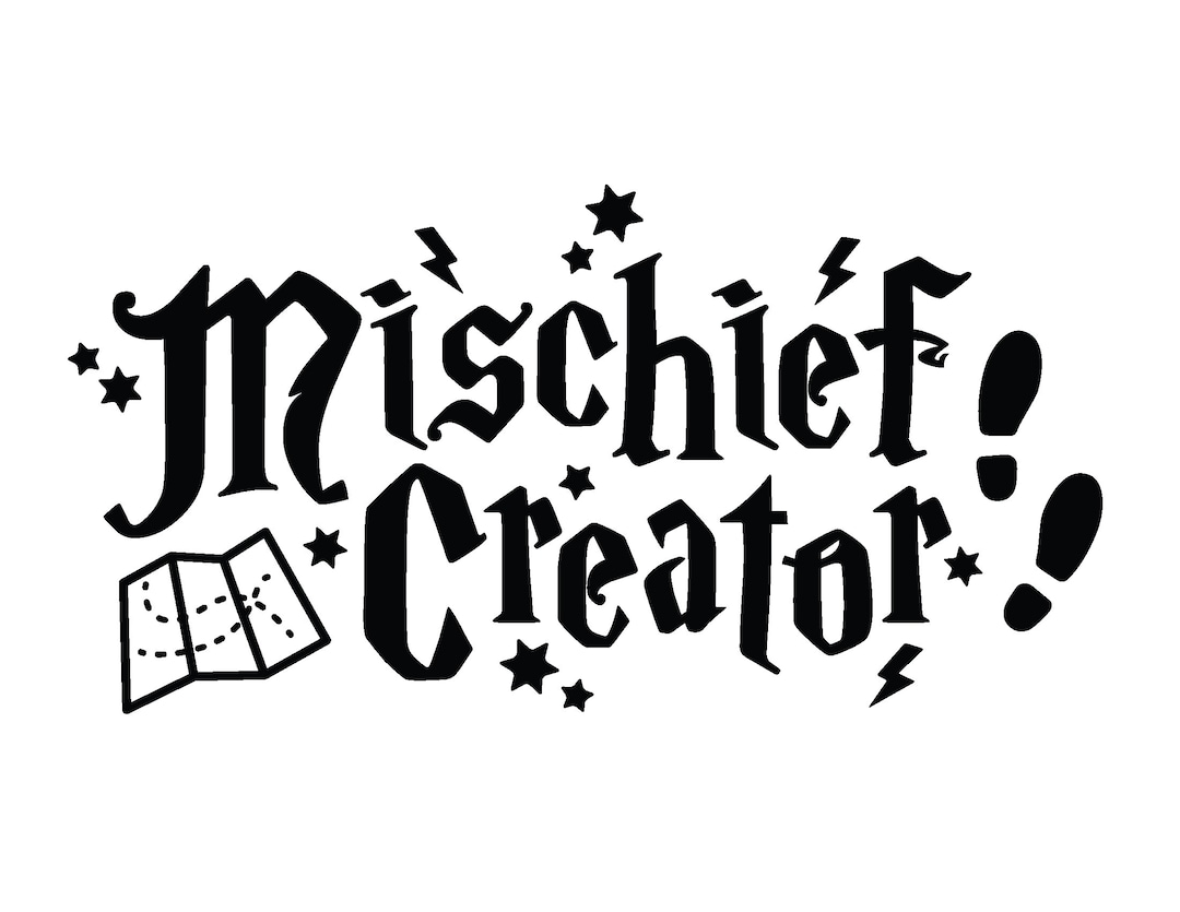 Wizard School Mischief Creator SVG Mischief Manager SVG - Etsy
