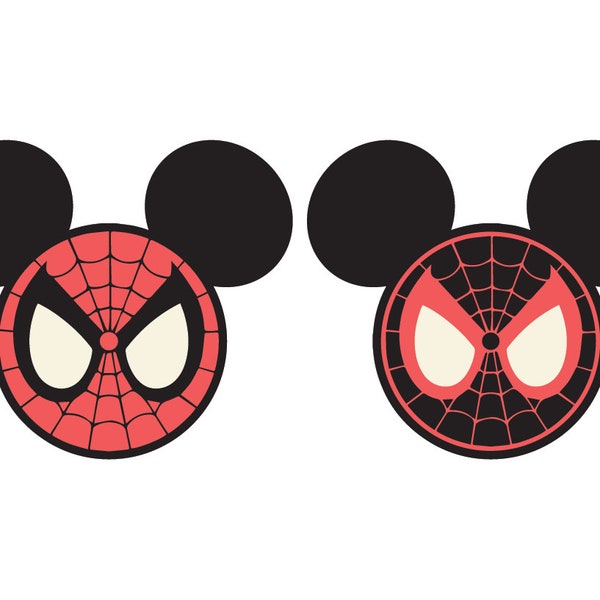Spiderman Mickey Mouse and Minnie - Etsy