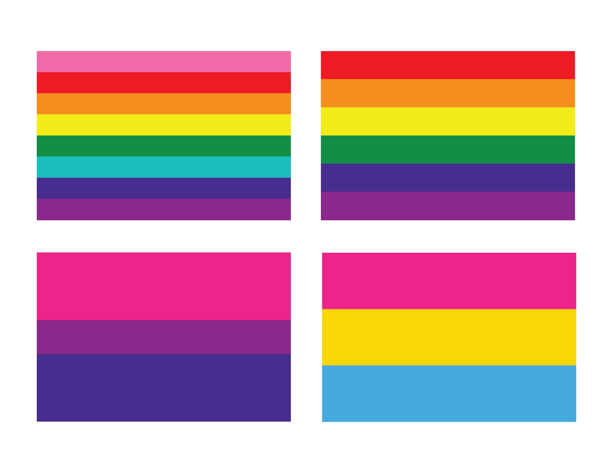 12 Pride Flags Svg Bundle Lesbian Bachelorette SVG LGBTQ - Etsy