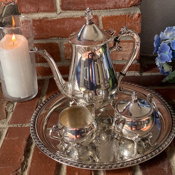 Silver Plate Tea Set - Etsy