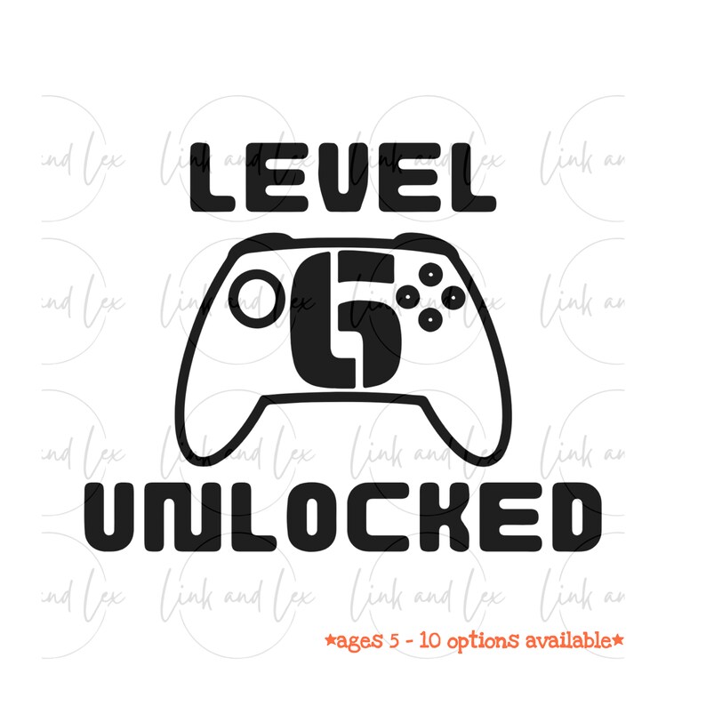 6th Birthday Gamer Svg, Birthday Svg, Video Game Svg, Gamer Stickers ...