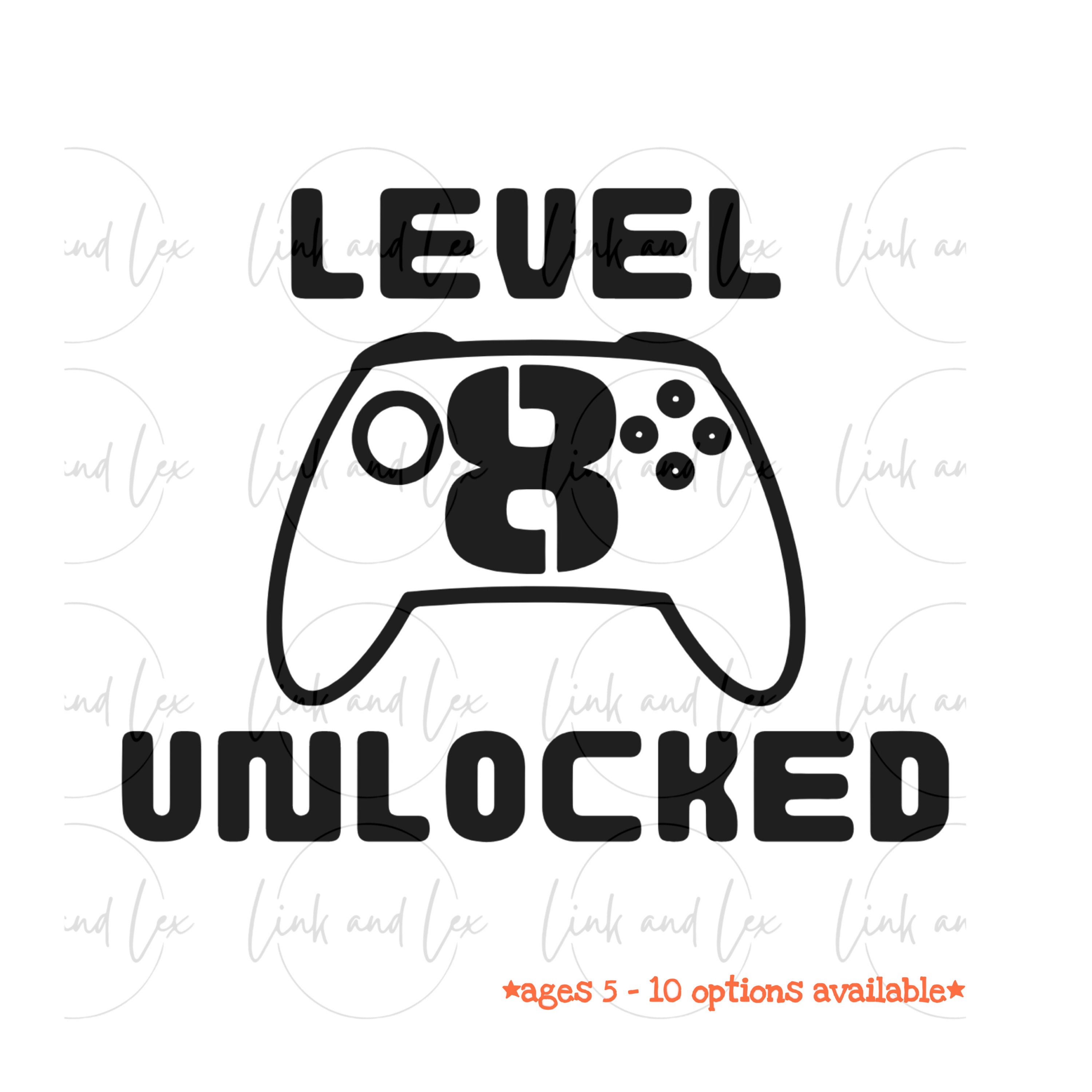 8th Birthday Gamer Svg, Birthday Svg, Video Game Svg, Gamer Stickers ...