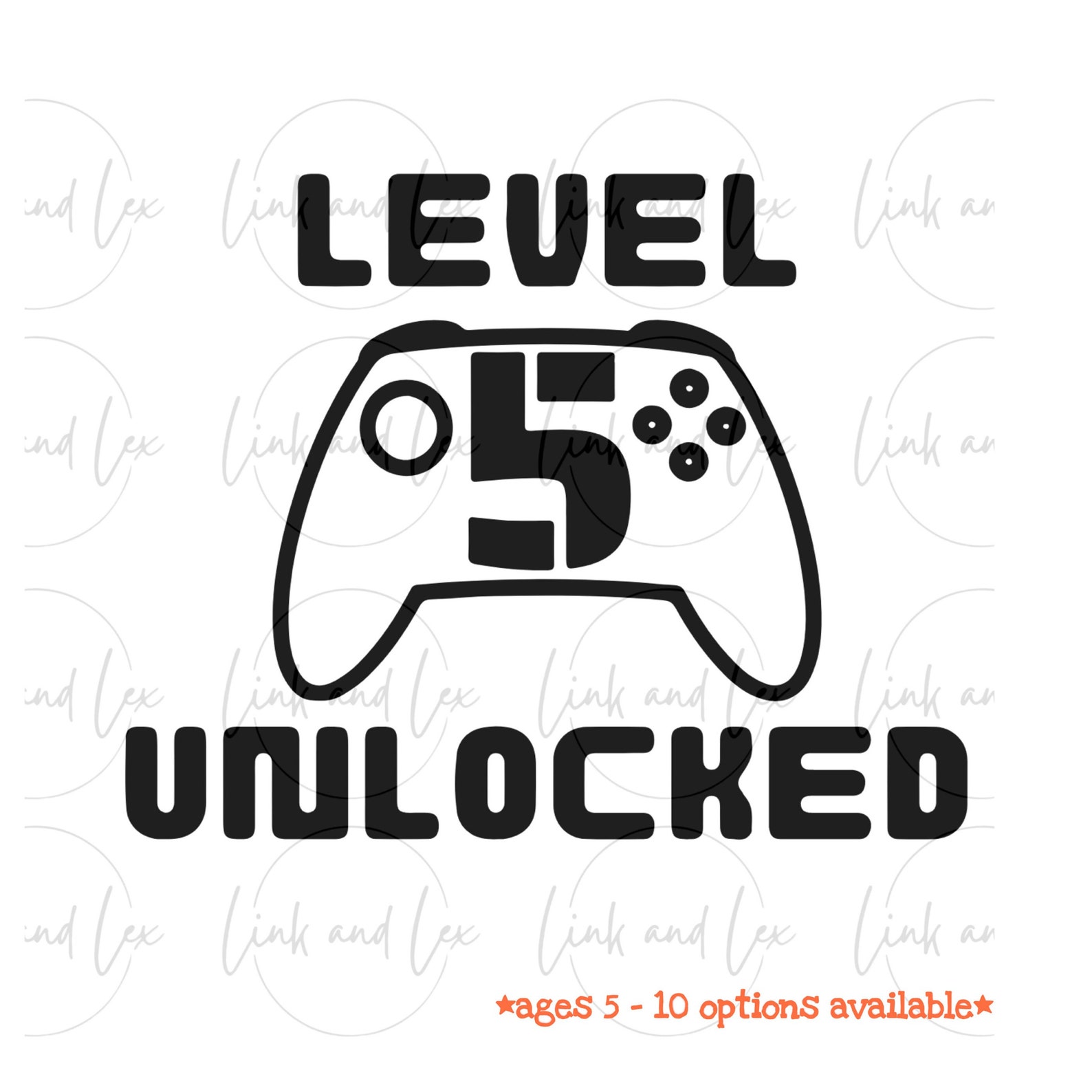 5th Birthday Gamer Svg, Birthday Svg, Video Game Svg, Gamer Stickers ...