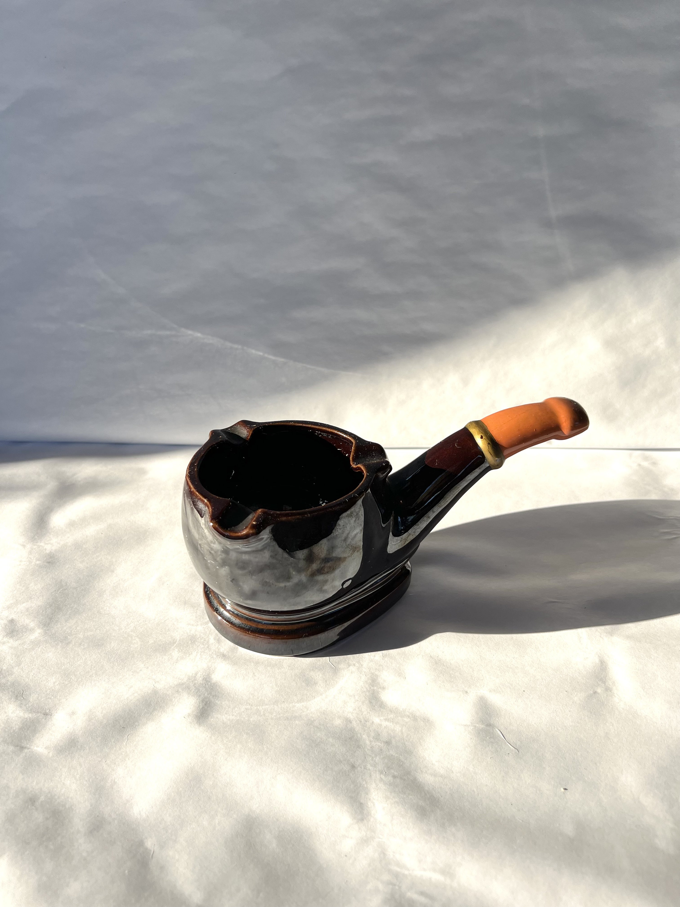 Vintage 1960s Pipe Shaped Ashtray MCM Large Pipe Ashtray - Etsy