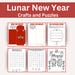 2025 Year of the Snake Chinese Lunar New Year Printable Activity Bundle ...