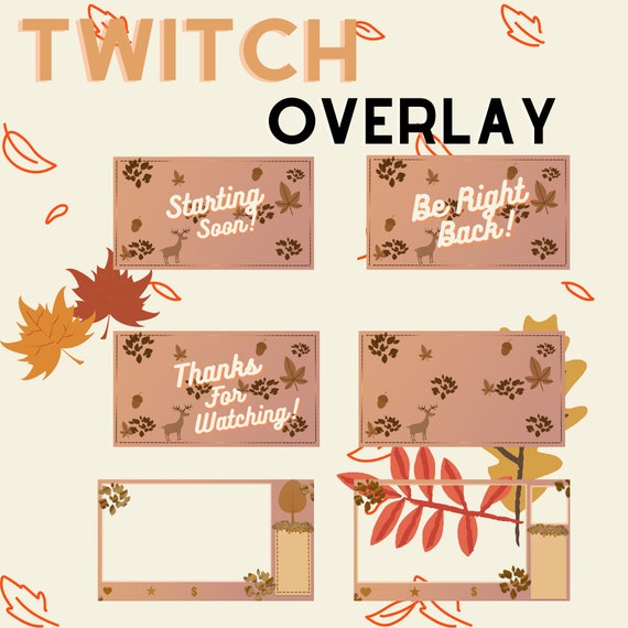 Autumn Twitch Overlay - Etsy