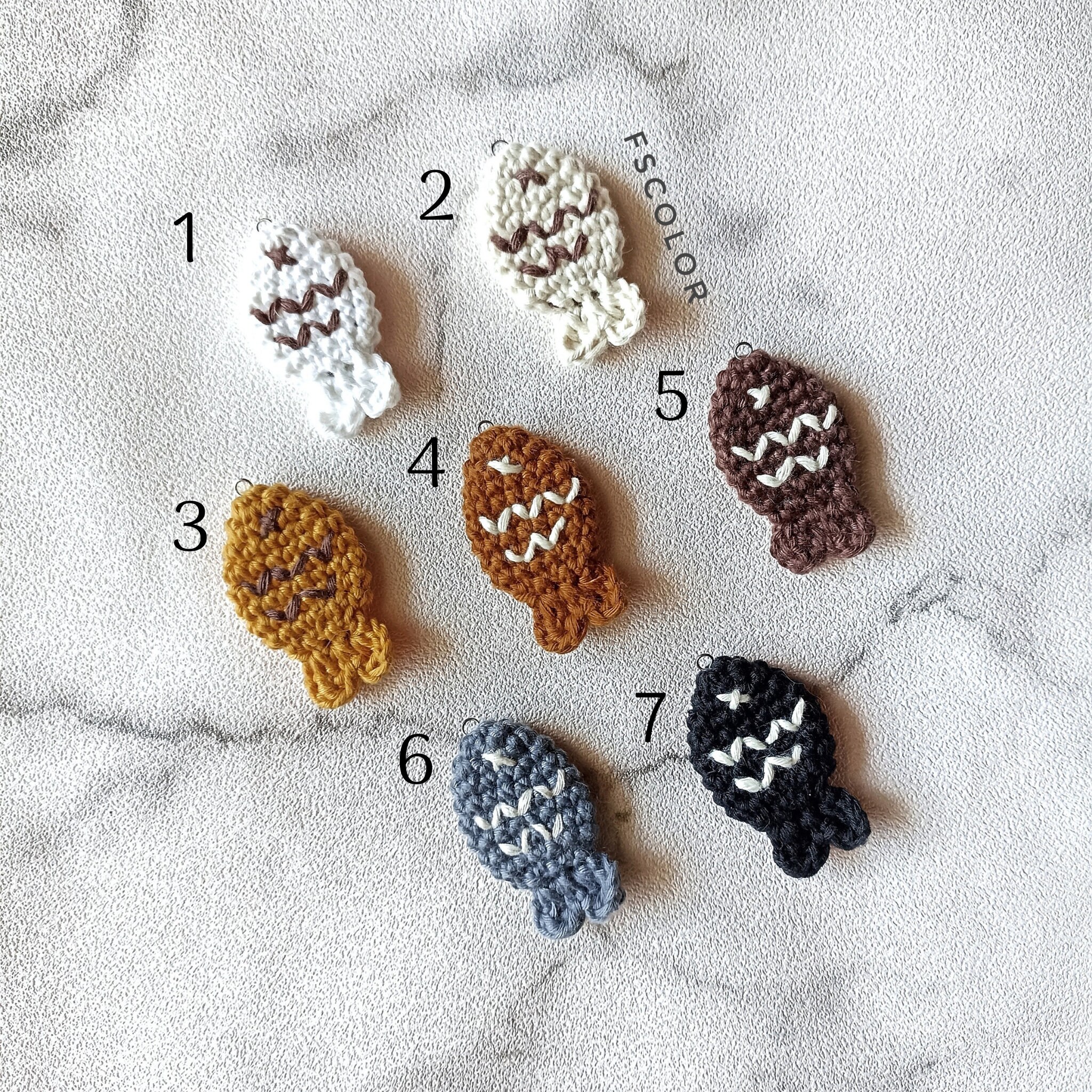 Handmade Tofu Cat Keychain Crochet Amigurumi Keychain Aesthetic Gift ...