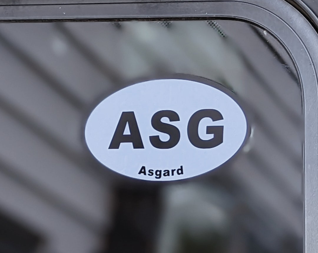 Marvel Bumper Sticker | Oval Location Window Decal - Etsy