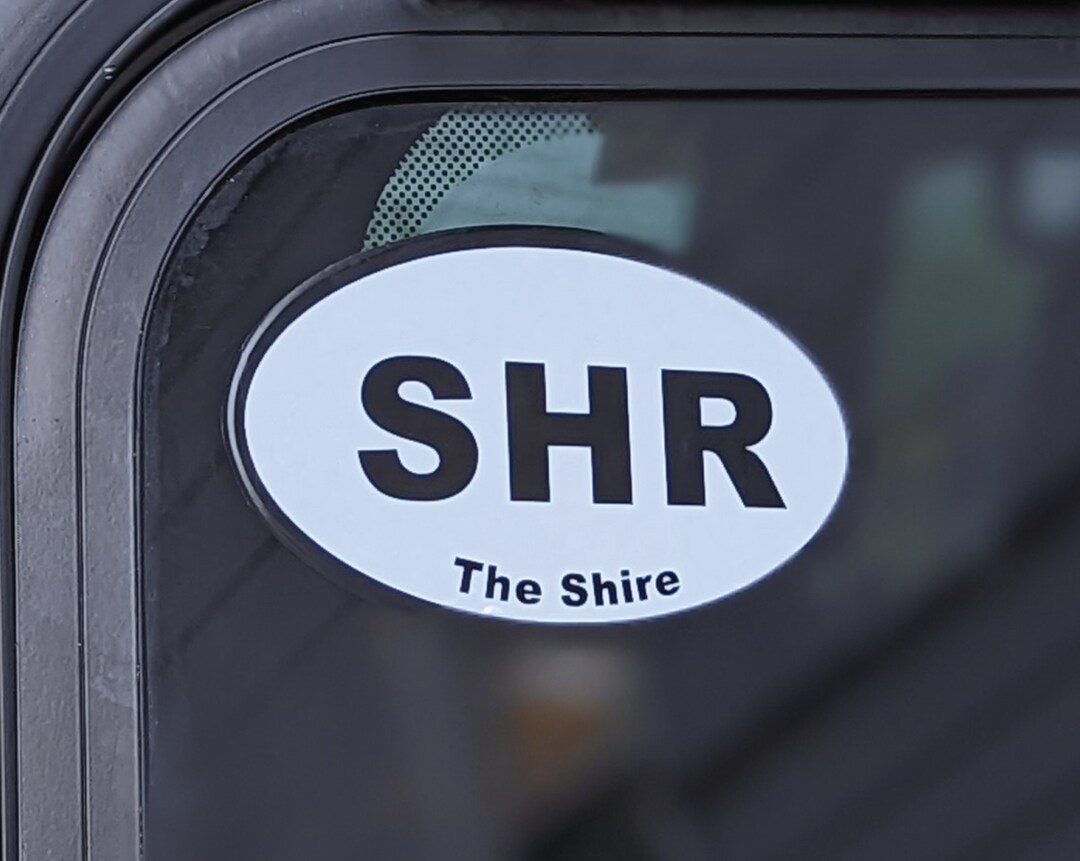 Lord of the Rings Bumper Sticker | Oval Location Window Decal - Etsy