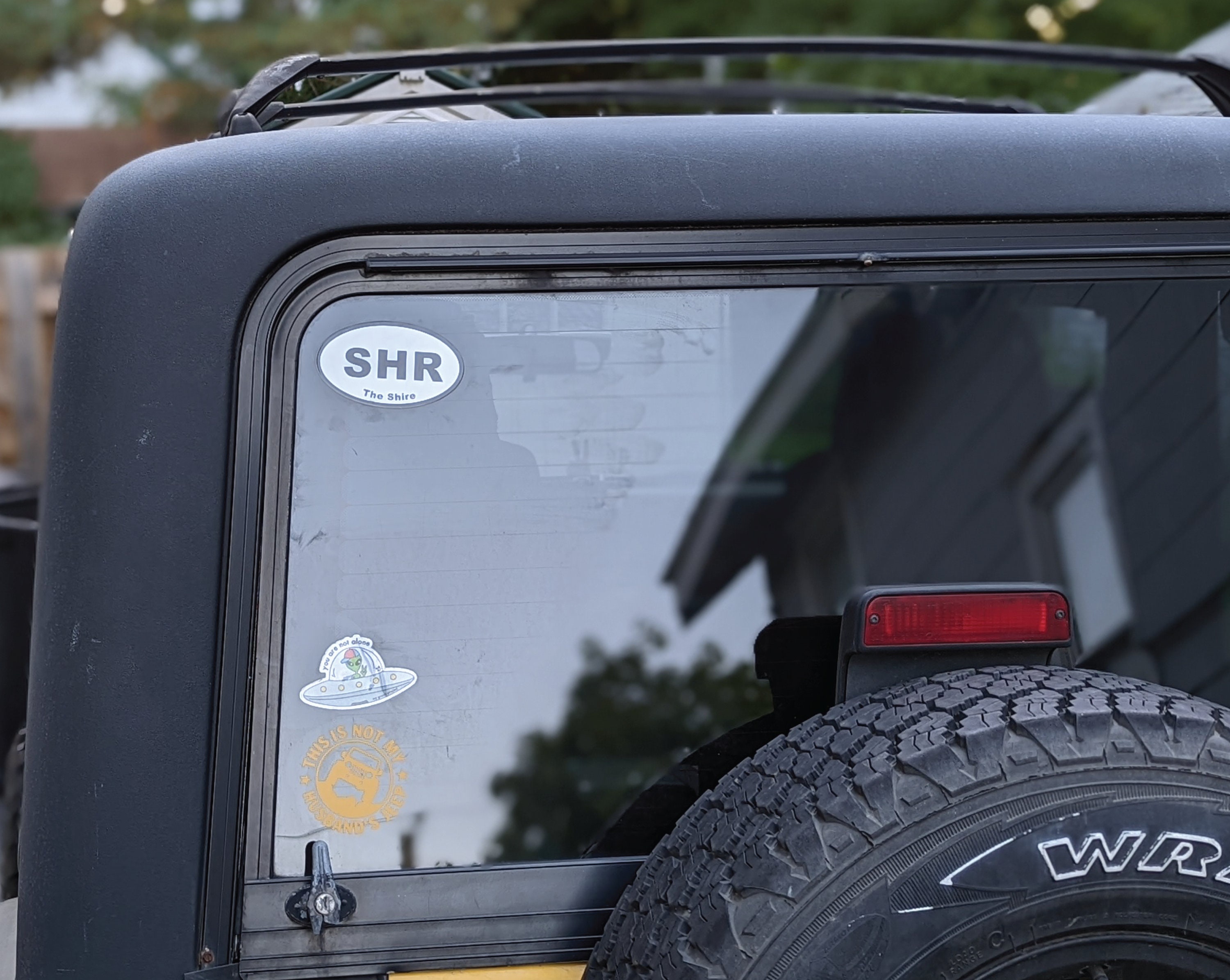 Lord of the Rings Bumper Sticker | Oval Location Window Decal - Etsy