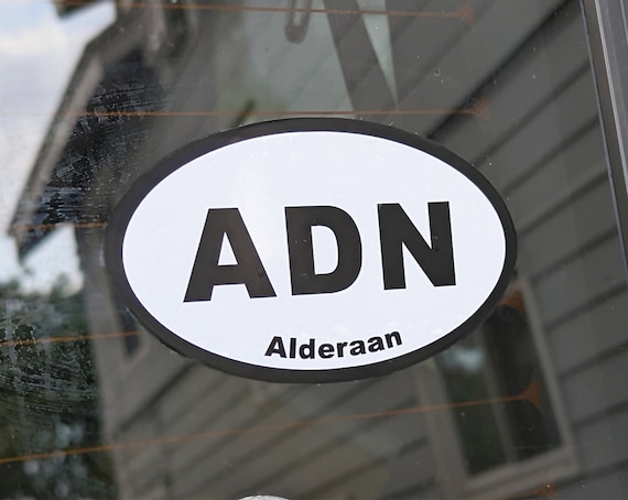 Star Wars Bumper Sticker Oval Location Window Decal - Etsy