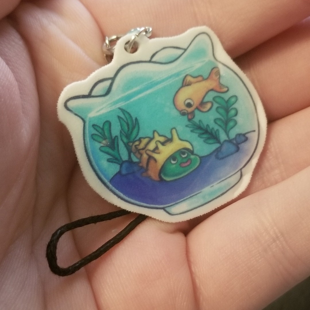 Dragon Quest Shell Slime Fishbowl Charm - Etsy