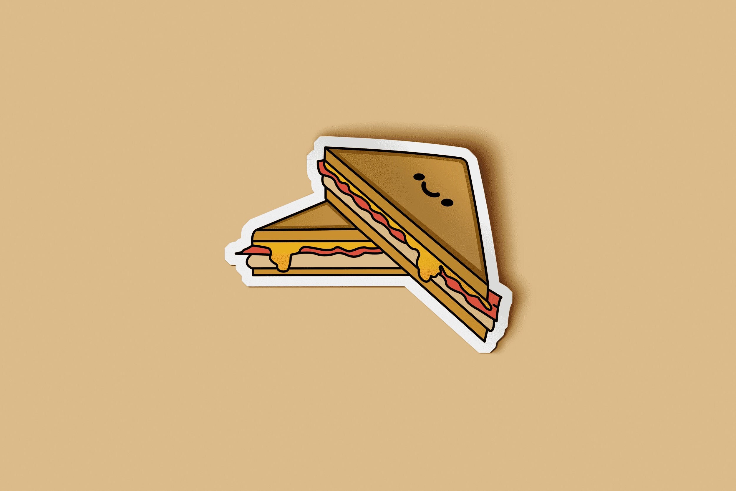 Triangle Sandwich Drawing
