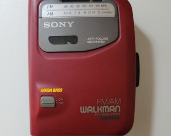 Sony Red Walkman - Etsy