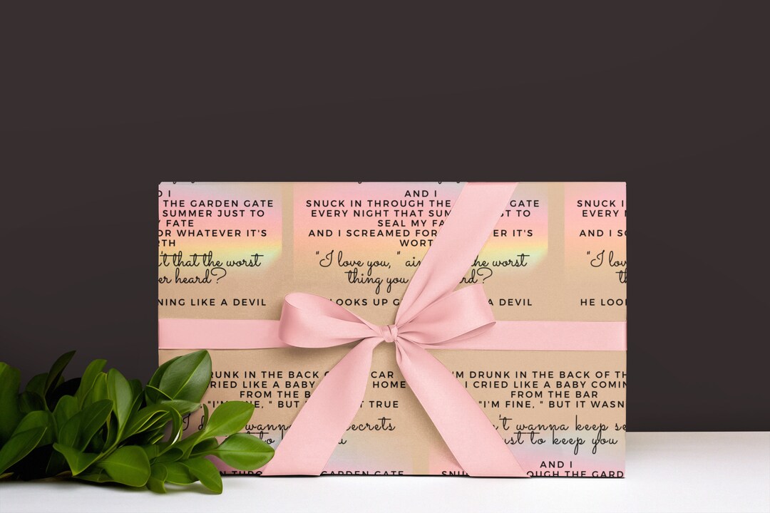 Tswift Giftwrap, Taylor Swift Birthday, Taylor Swift Wrapping Paper ...