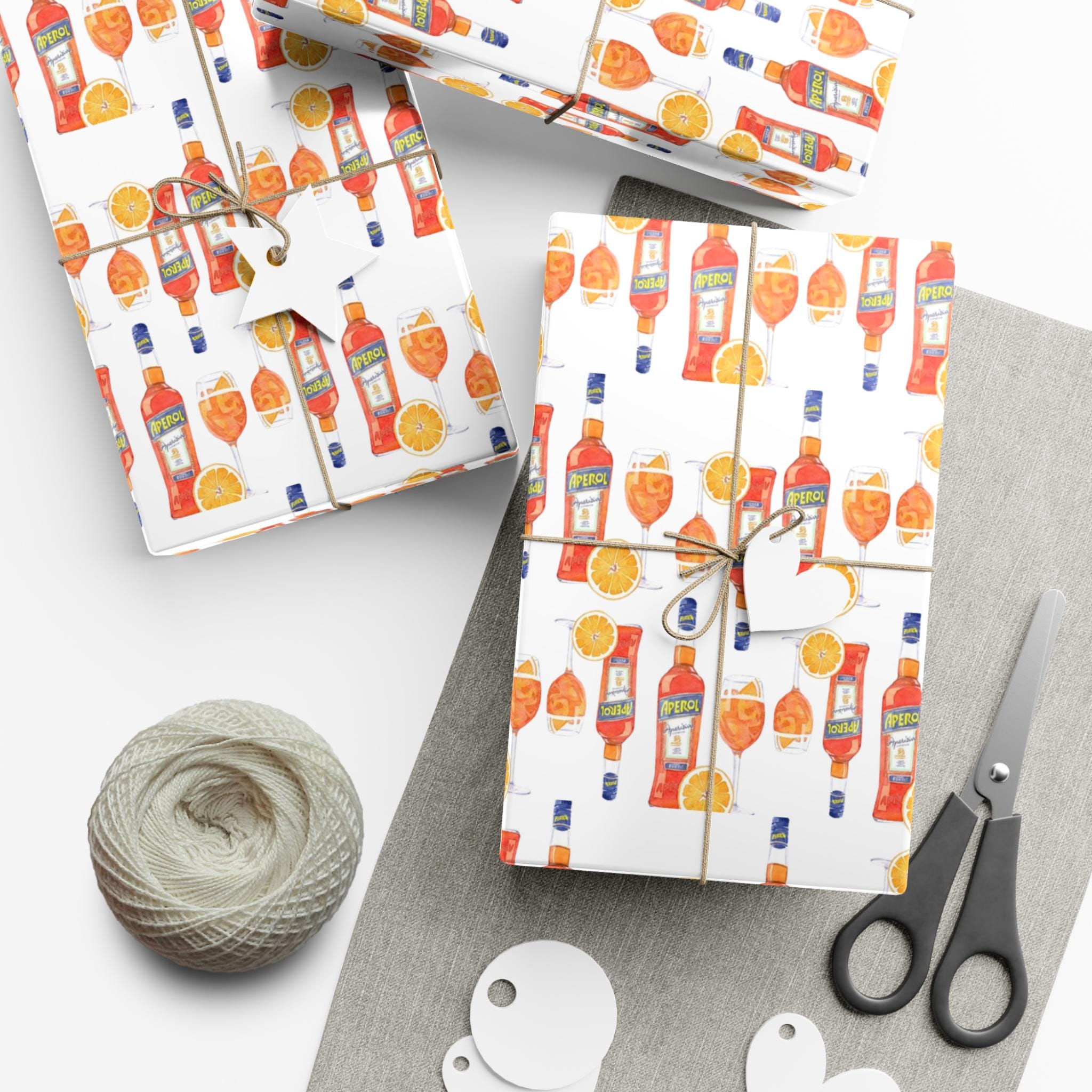 Aperol Spritz Giftwrap, Spritz Wrapping Paper, Italy Giftwrap, - Etsy