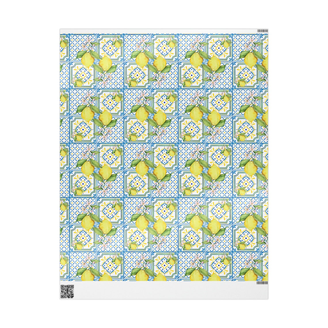 Italy Wrapping Paper, Italian Tiles, Positano Giftwrap, Amalfi Coast ...
