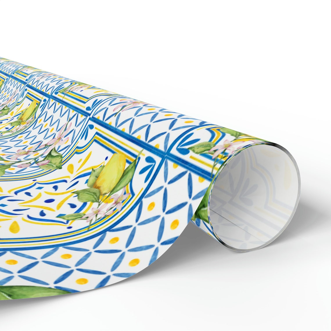 Italy Wrapping Paper, Italian Tiles, Positano Giftwrap, Amalfi Coast ...