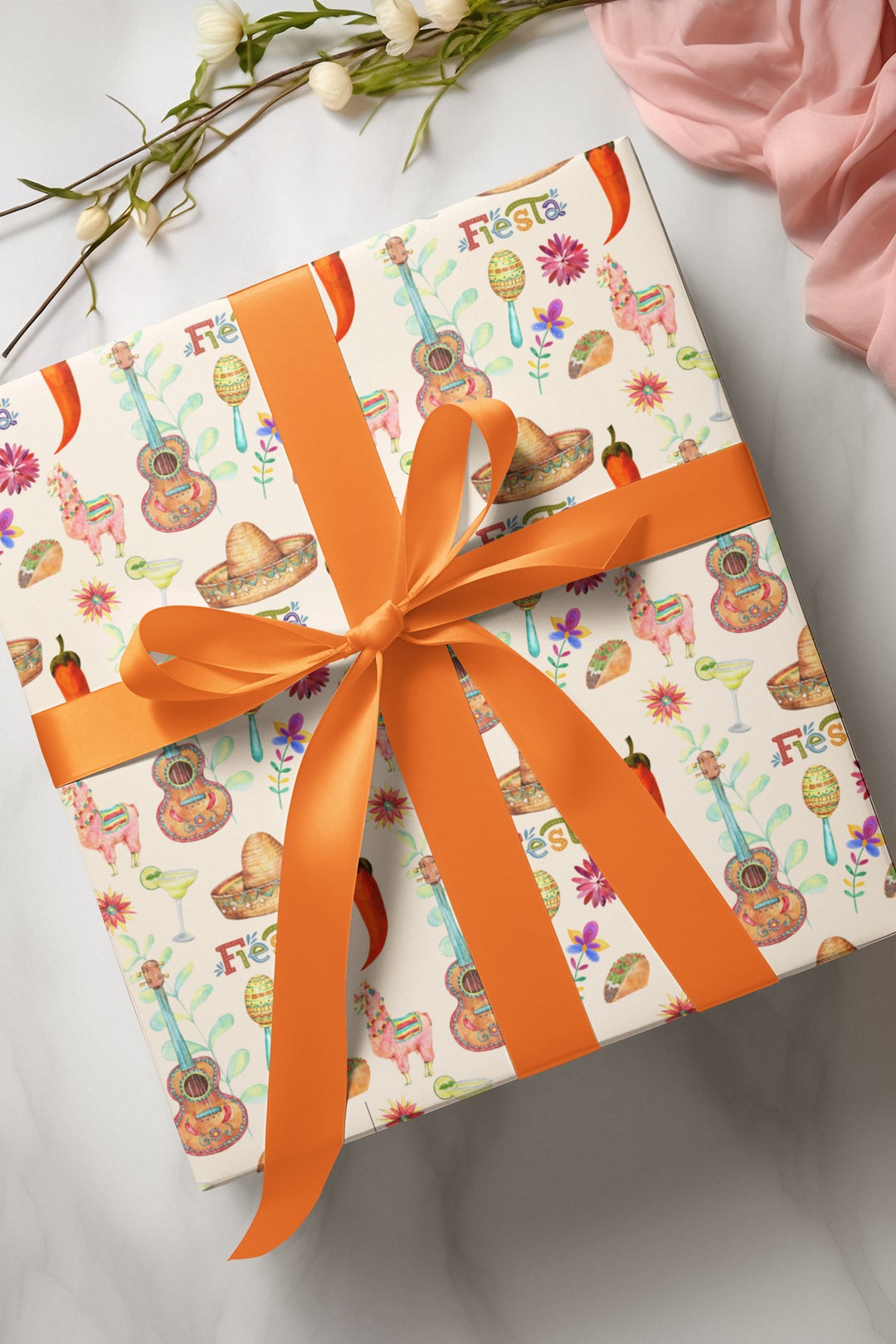 Fiesta Wrapping Paper, Margarita Gift Wrap, Fiesta Party, Tacos Gift ...