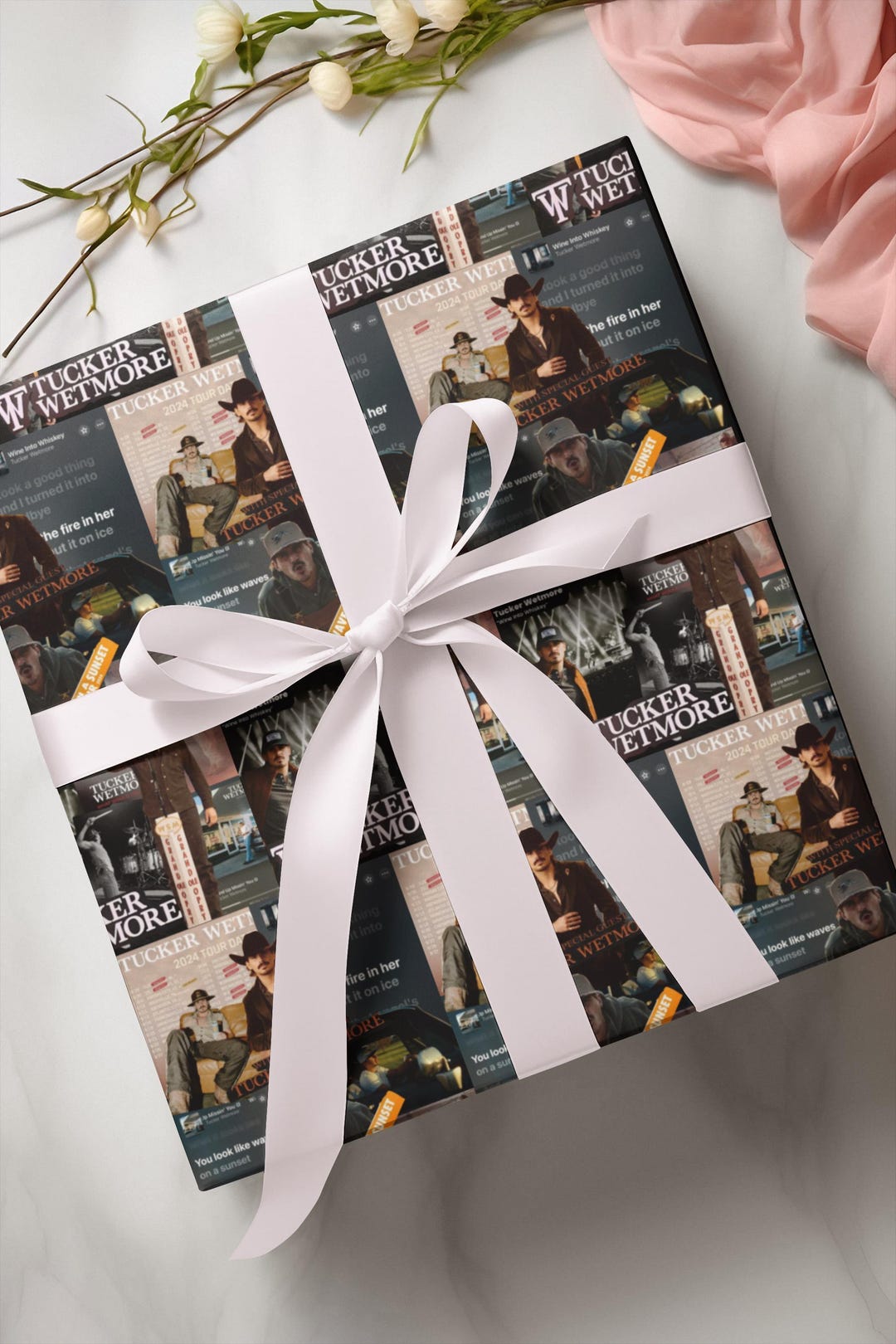 Wrapping Paper for Tucker Wetmore Fans, Waves on a Sunset, Nashville ...