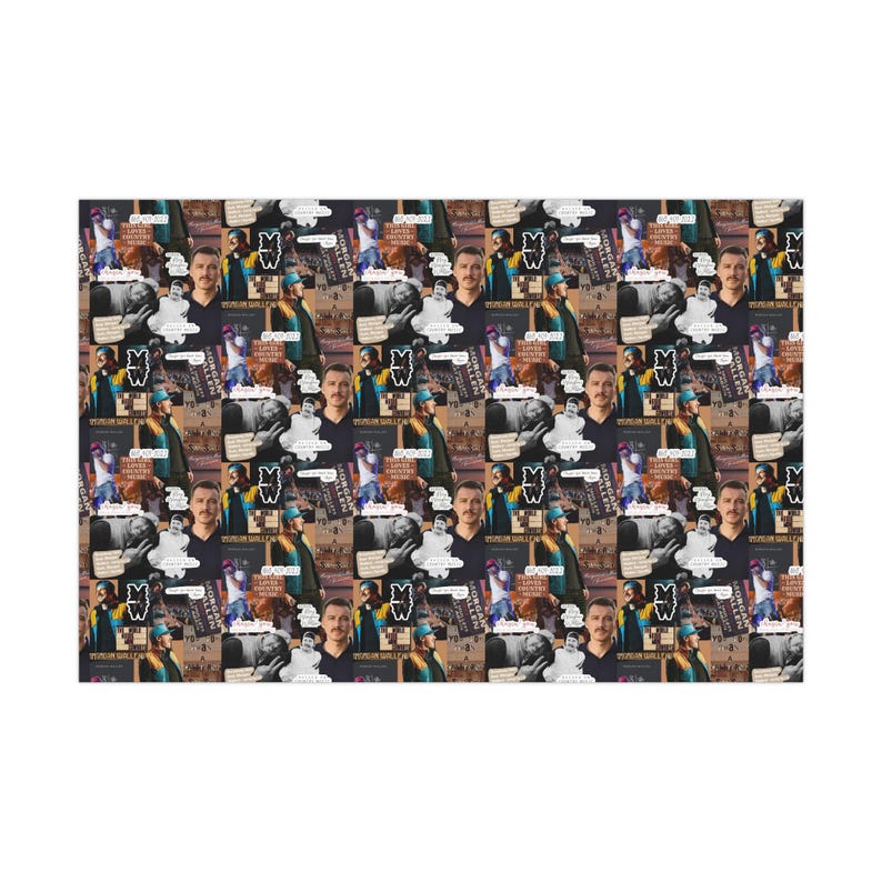 Wrapping Papers, Wallen Gift Wrap, Morgan Country Fan Gift, Morgan ...