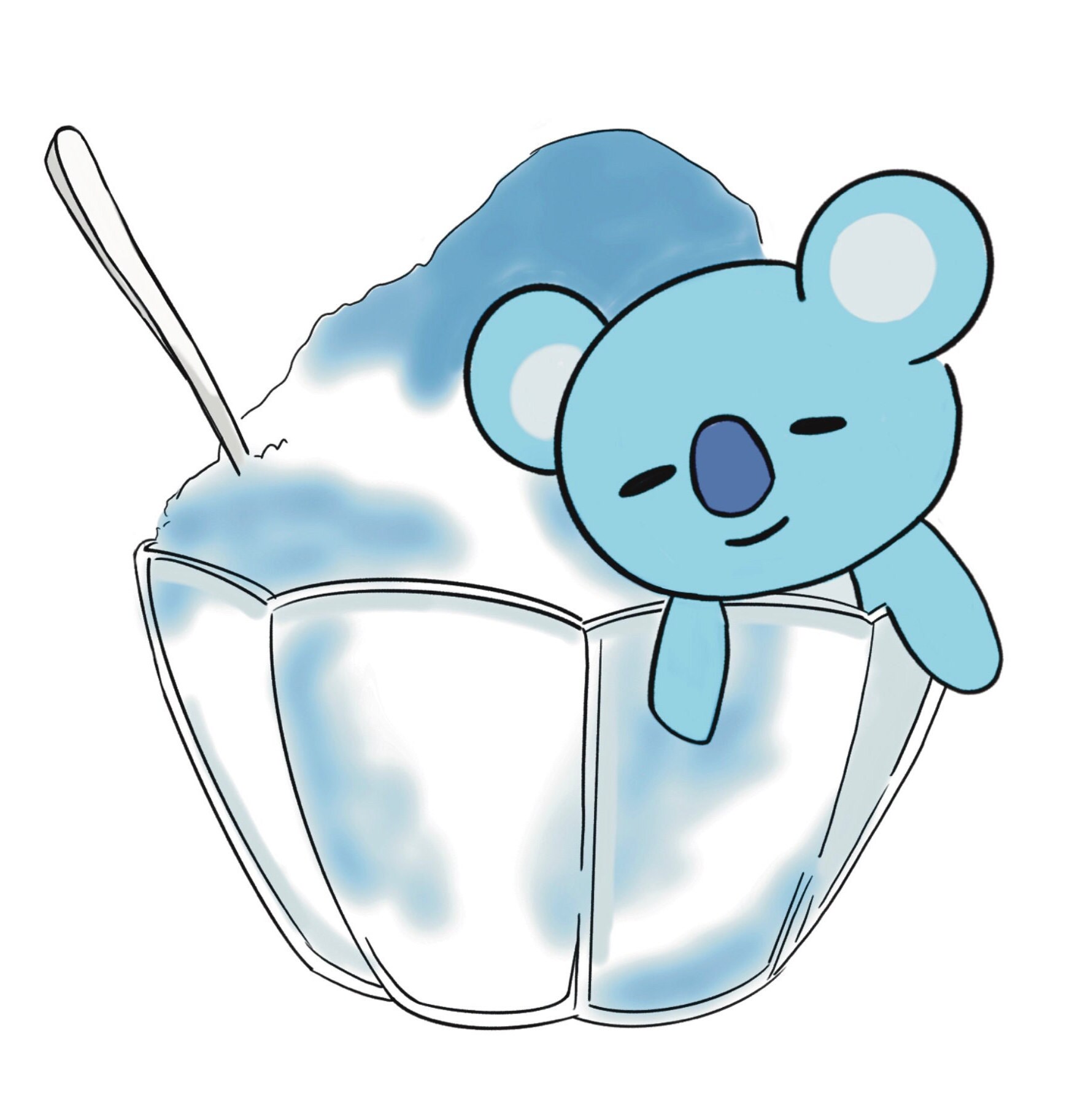 BT21 Koya Sticker - Etsy